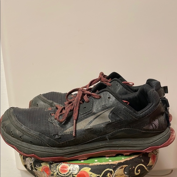 Altra | Shoes | Altra Mens Lone Peak 6 Ultra Runner Black And Red ...